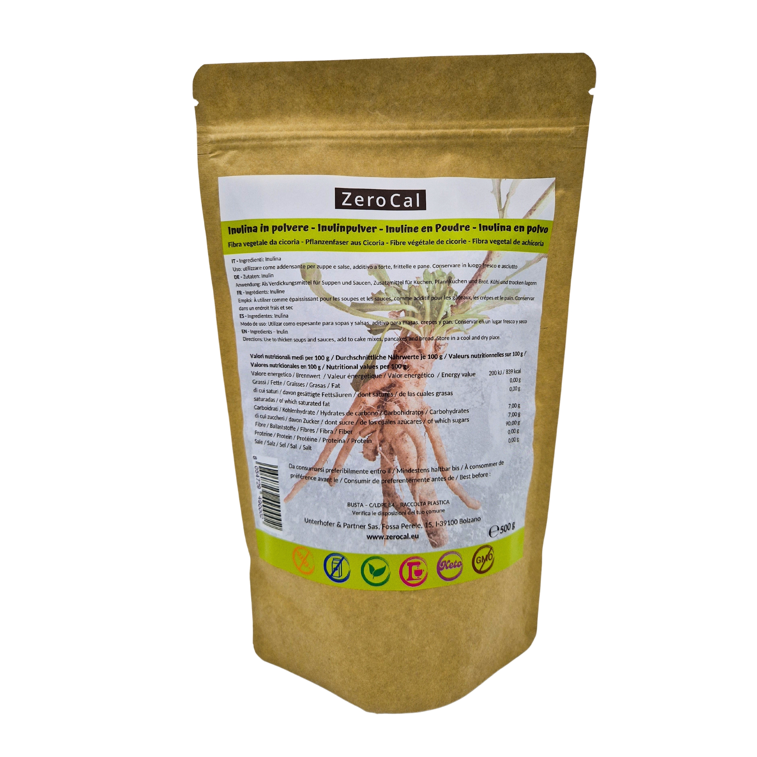 ZeroCal Powder Inulin 500g